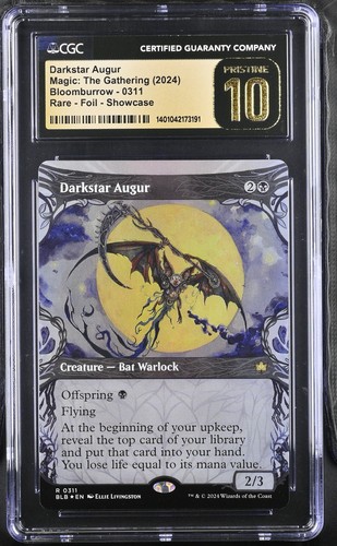 DARKSTAR AUGUR Bloomburrow Showcase Foil CGC 10 Pristine MTG [Nostalgium] | eBay
