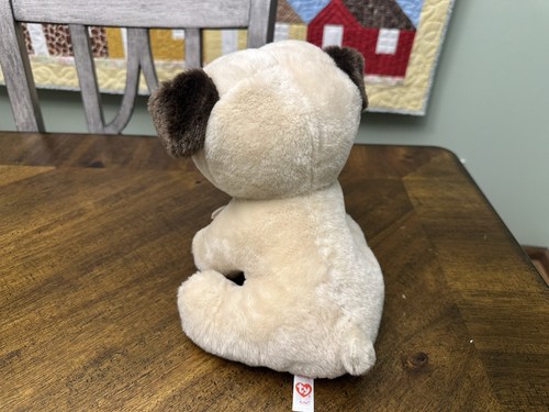 Ty Classic Rufus the Pug Dog 9.5" Plush Velvety Beanie Babies With Tag ...