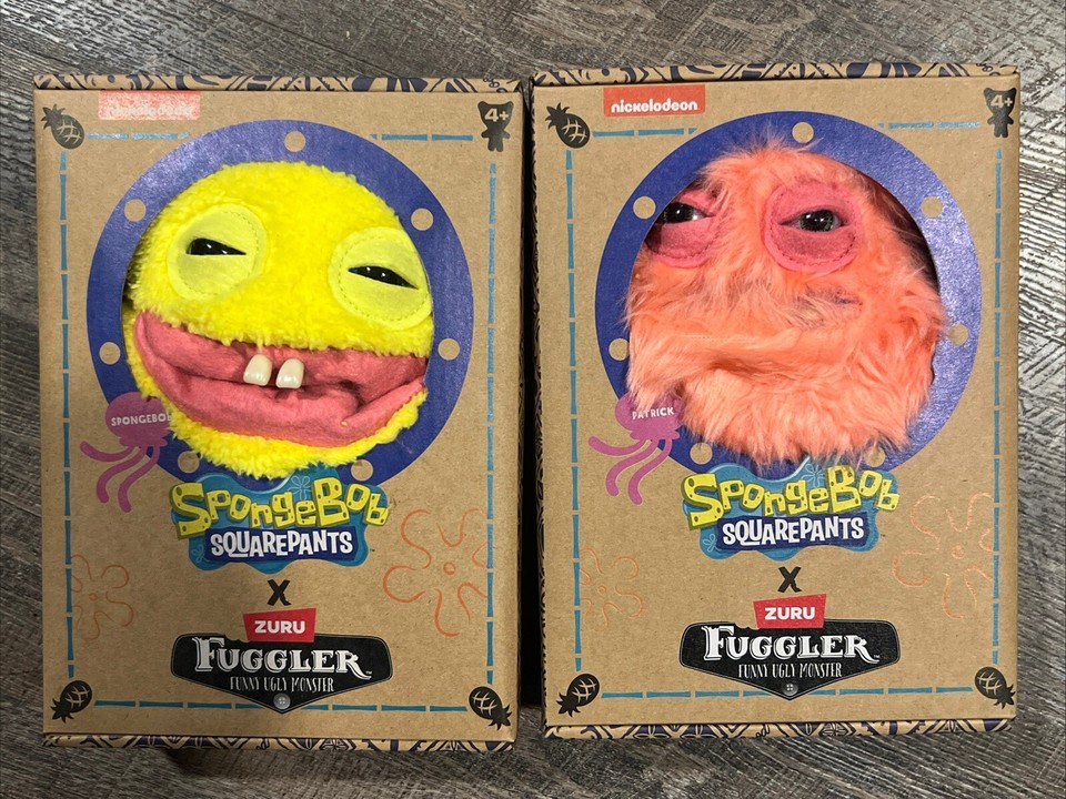 Fuggler x SpongeBob Square Pants & Patrick Star *Lot of 2* Nickelodeon ...