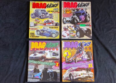 Midwest DRAG NEWS MAGAZINE 1997-99 NHRA IHRA Super Stock dragsters - 4 ...