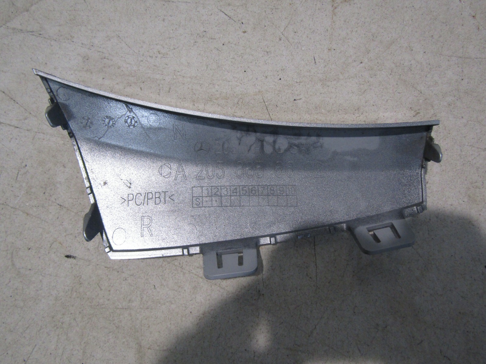 MERCEDES-BENZ C CLASS W205 AMG BUMPER COVER FRONT RIGHT A2058856602 REF ...