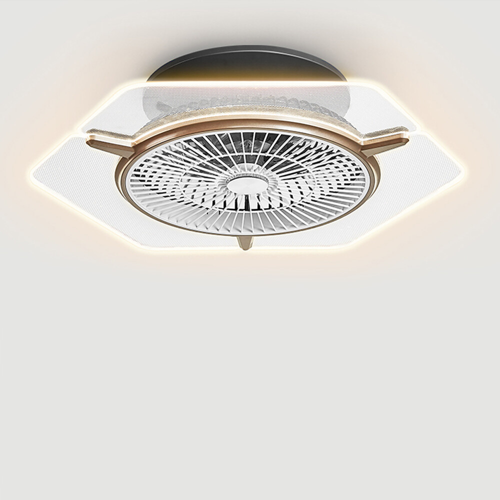 Flush Ceiling Fan With Light Kit | Shelly Lighting