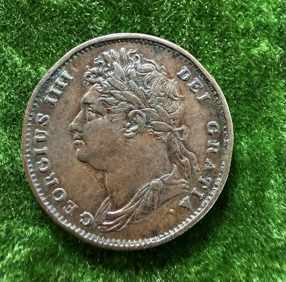 1754 Great Britain George II Halfpenny & 1825 George IIII Farthing | eBay