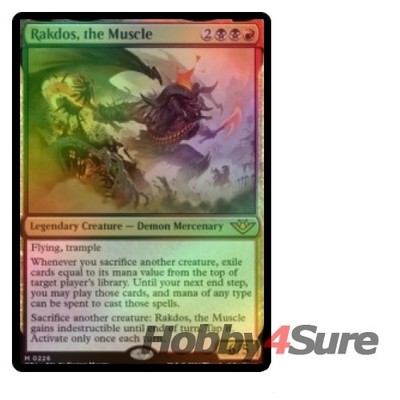 Foil Rakdos, The Muscle M/NM Magic MTG Outlaws Of Thunder Junction | eBay