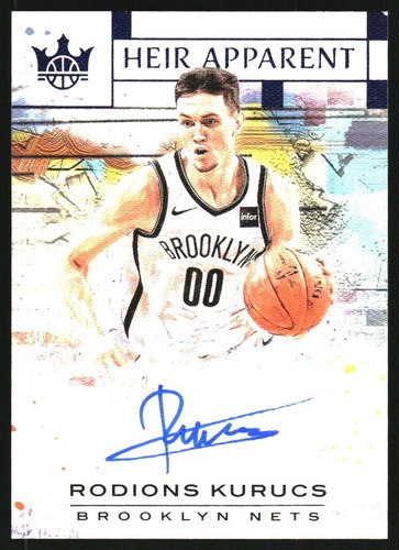 2018-19 Panini Court Kings - Heir Apparent Autographs Rodions Kurucs # ...