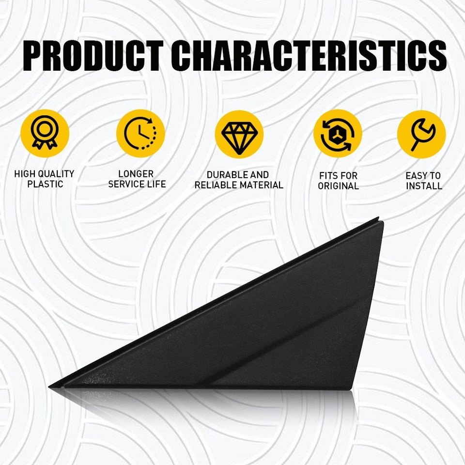 Front RH Pillar Fender Trim Mirror Corner Molding For 2019-2020 Hyundai ...