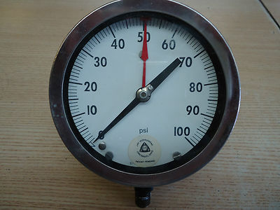 Jay Instrument 0-100 psi gauge with 50 psi set point | eBay