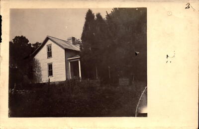 Vintage Postcard RPPC photo Cyko Card Field Office House Story on Back ...