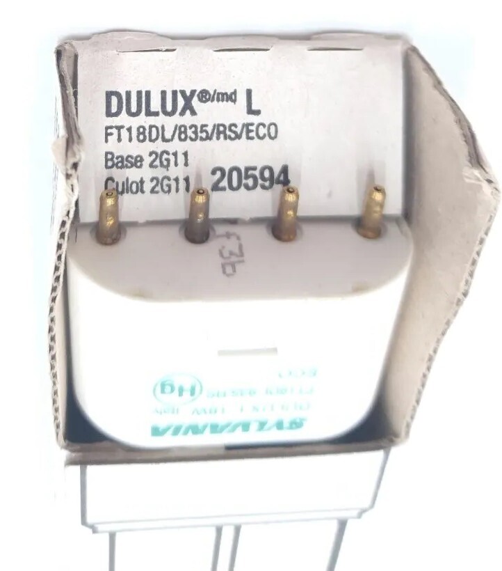 Sylvania 18 Watts/18W Dulux L FT18DL/835/RS/ECO Compact Fluorescent ...