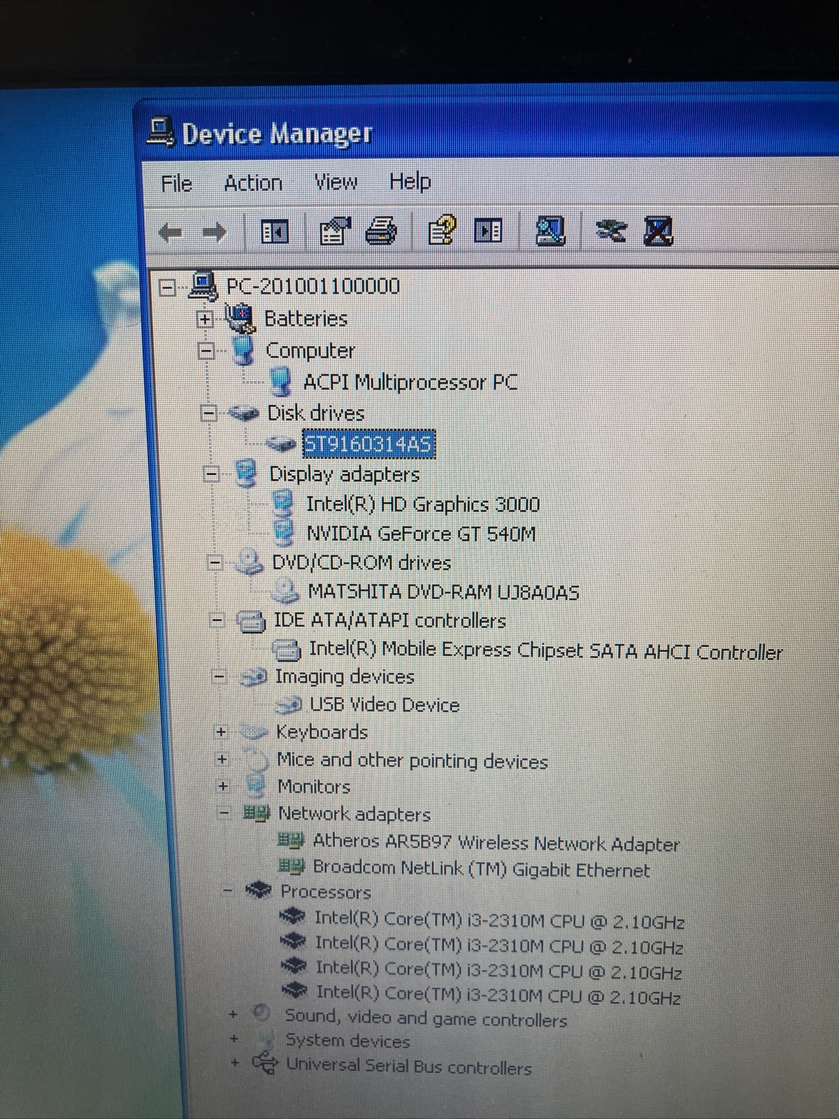 Acer Aspire 4750G 14" Laptop Intel i3-2310M CPU, 4GB RAM, 160GB HDD ...