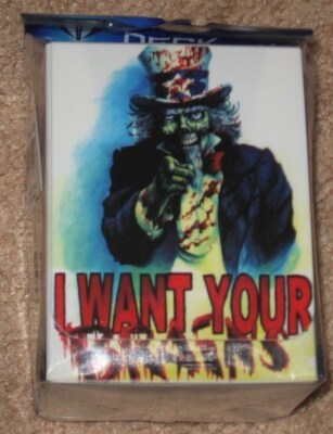 Max Protection I Want your Brains Undead Uncle Sam Deck Armor Gaming ...