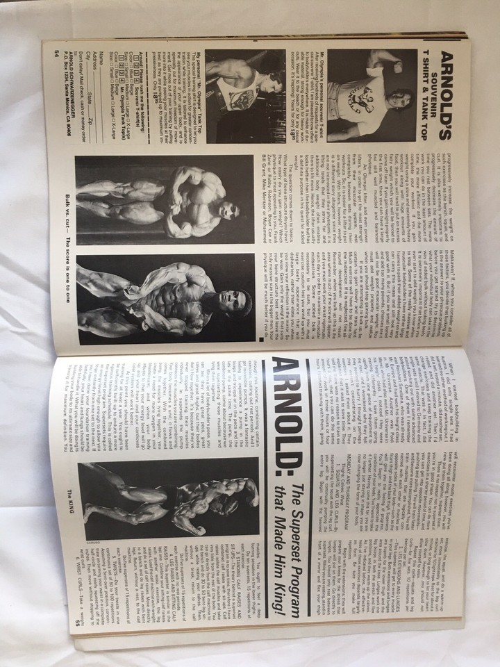 Muscle Digest Magazine July August 1978 Special Excerpt Arnold Superset ...