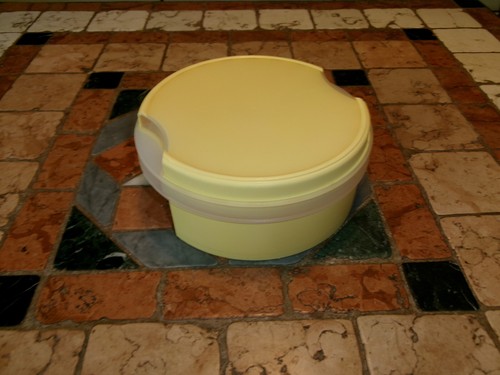 TUPPERWARE Boîte Ronde À Gâteaux Biscuits jaune | eBay