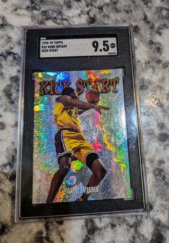 1998-99 Topps - Kick Start #KS2 Holo Insert Foil Card Kobe Bryant SGC 9 ...