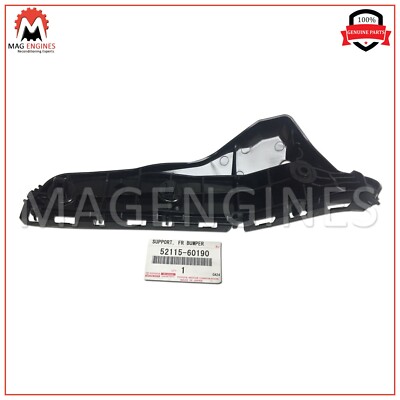 52115-60190 GENUINE OEM SUPPORT, FRONT BUMPER SIDE, RH 5211560190 | eBay