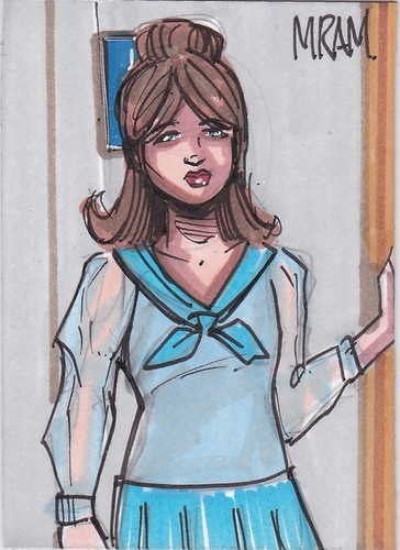 STAR TREK TOS ACEO SKETCH JAMIE FINNEY ALICE RAWLINGS ORIGINAL ART BY ...