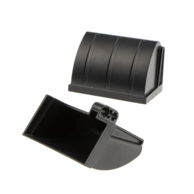 2x Lego Technic Excavator Shovel 5x7x4 Black Axle Pin Hole 6109280 ...
