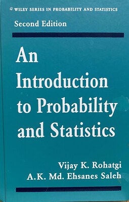 An Introduction to Probability and Statistics (Wiley Series. Second ...