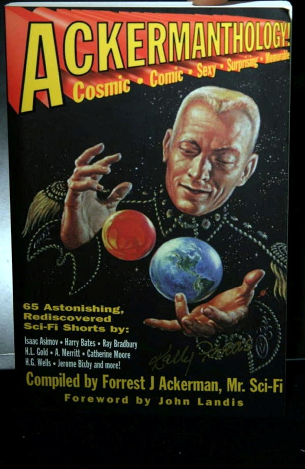 KELLY FREAS COVER SIGNED PB BOOK ACKERMANTHOLOGY BY FORREST ACKERMAN | eBay