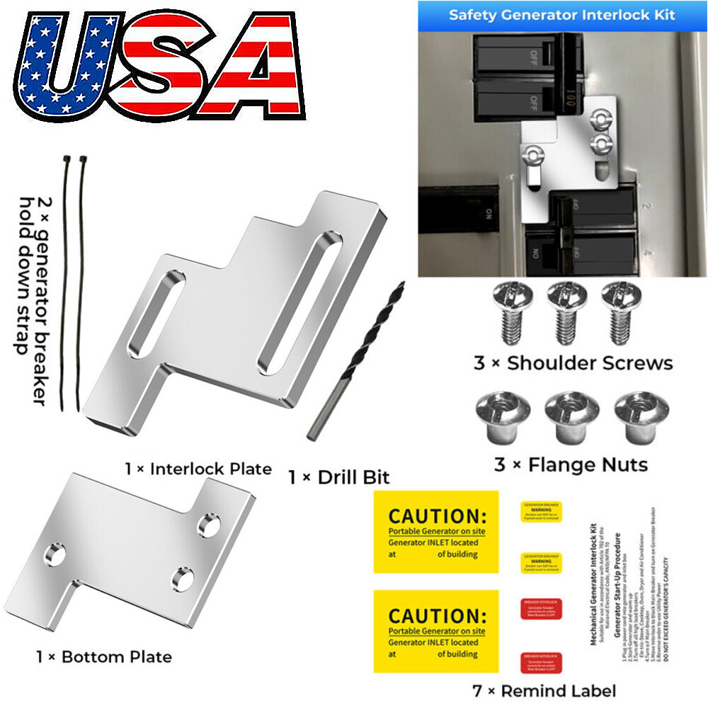 For GE-100A General Electric GE Generator interlock kit 100 GE 100 Amp ...