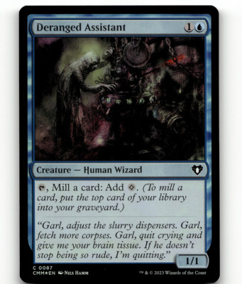 FOIL - MTG - Deranged Assistant 87 - Commander Masters - C | eBay