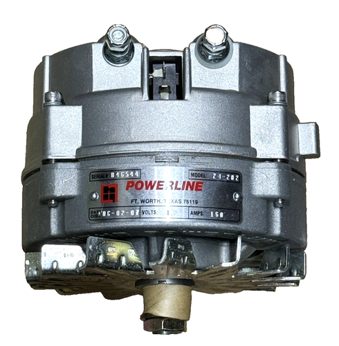Powerline 24HD Series 160amp Alternator, Model No.24-202 for Ford & GM ...