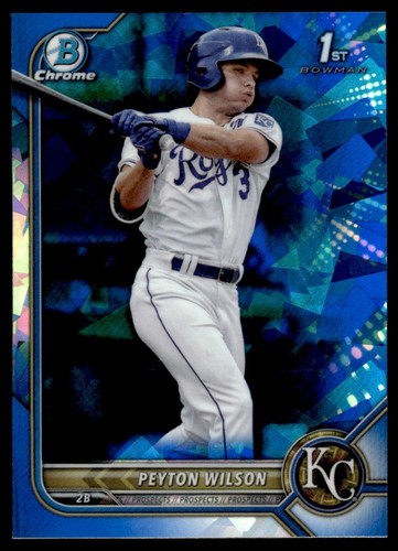 2022 Bowman Sapphire Edition Peyton Wilson Kansas City Royals #BCP-85 | eBay
