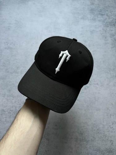 TRAPSTAR LONDON DOUBLE SIDED EMBROIDERED LOGO RAP HIP HOP BLACK CAP HAT ...