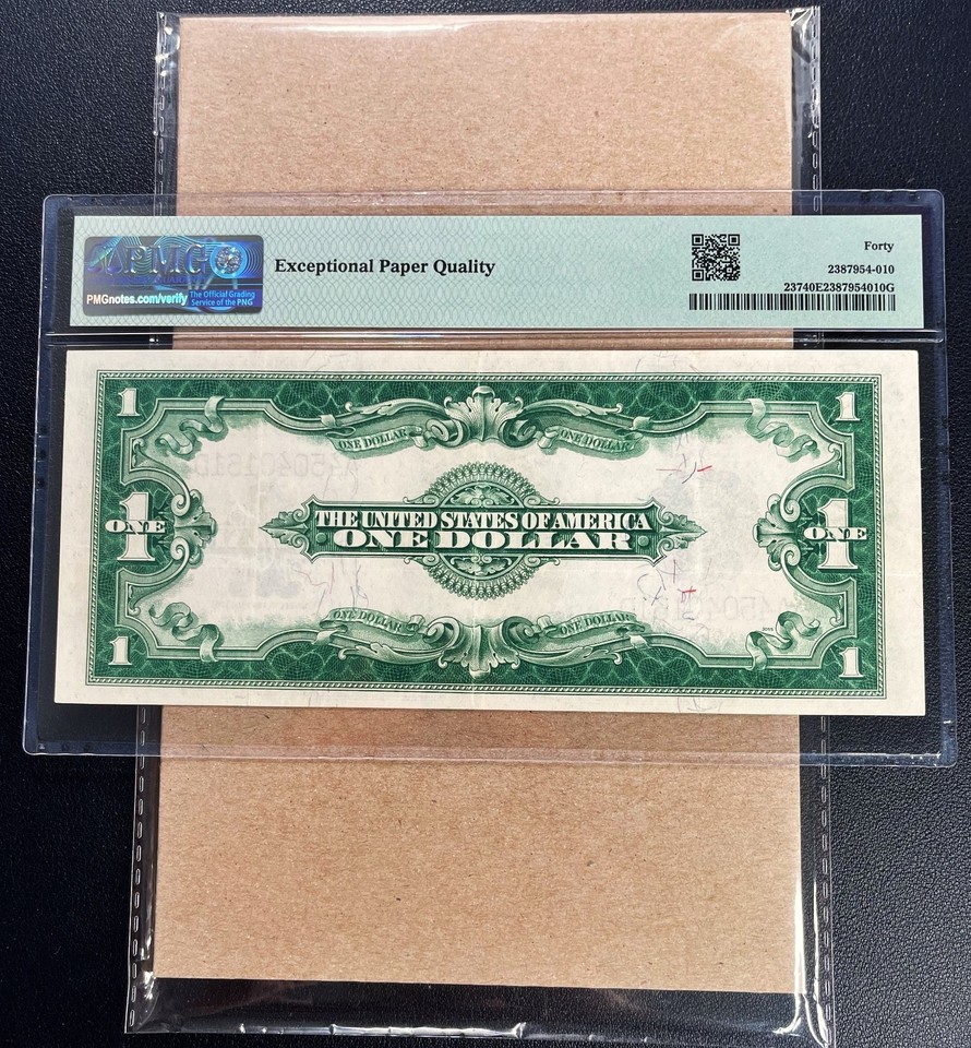 Fr. 237 1923 $1 Silver Certificate "HORSE BLANKET" PMG 40 EPQ - XF | eBay