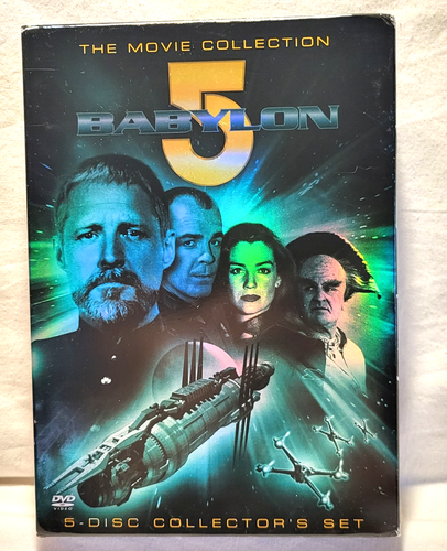 Babylon 5 DVD set 5 disc Movie Collection 2004 Warner Bros Excellent ...