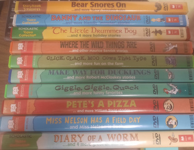 10 DVD SCHOLASTIC VIDEO COLLECTION Lot Storybook Classic | eBay