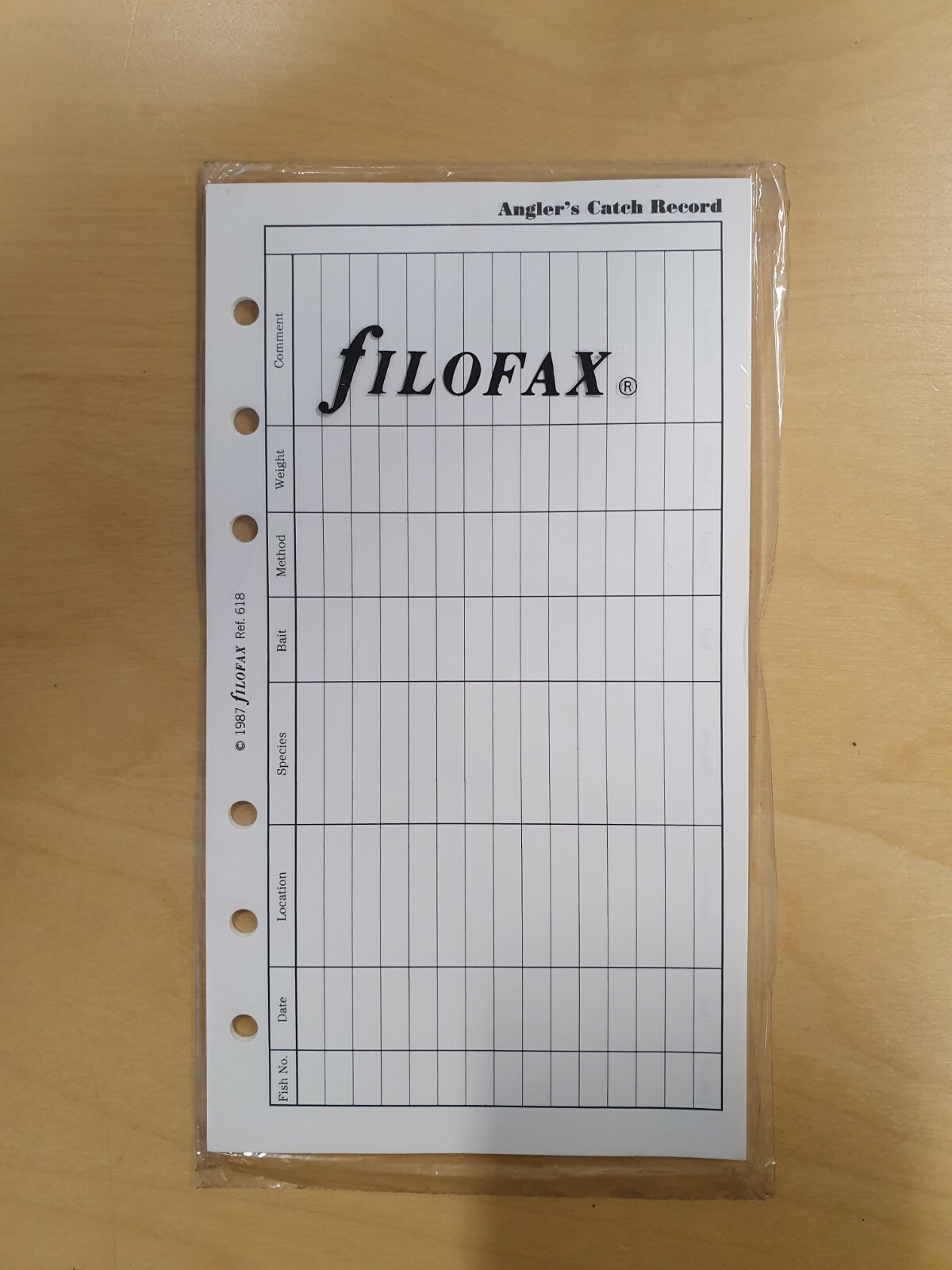 Filofax personal size organiser inserts/refills - ORIGINAL 1980's STOCK ...