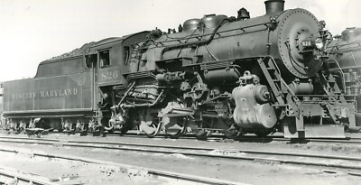 Western Maryland Steam Train #826 - 8x10 B&W Photo | eBay