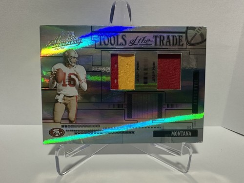 2005 Playoff Absolute TOTT Joe Montana Double Patch 03/25 TT-45 | eBay