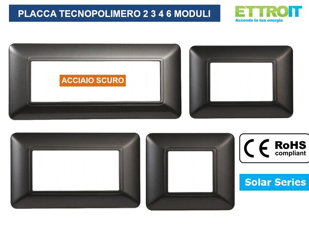 Placche Placca compatibili Bticino Matix 2 3 4 6 Posti Moduli Vari ...