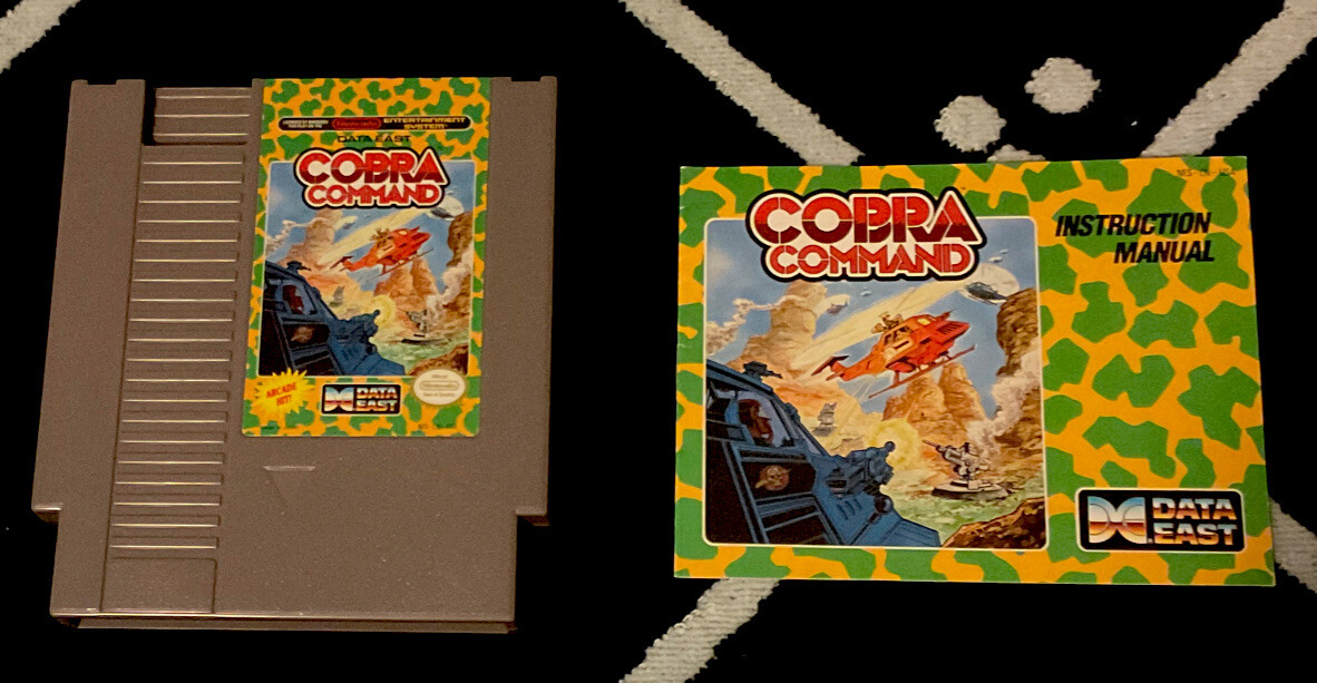 Cobra Command NES CIB Very Good Condition Authentic Complete Nintendo ...
