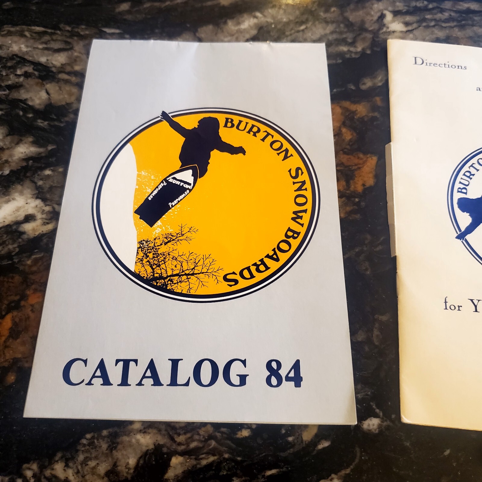 1984 Burton Performer Snowboard With Original Books And Cord | eBay