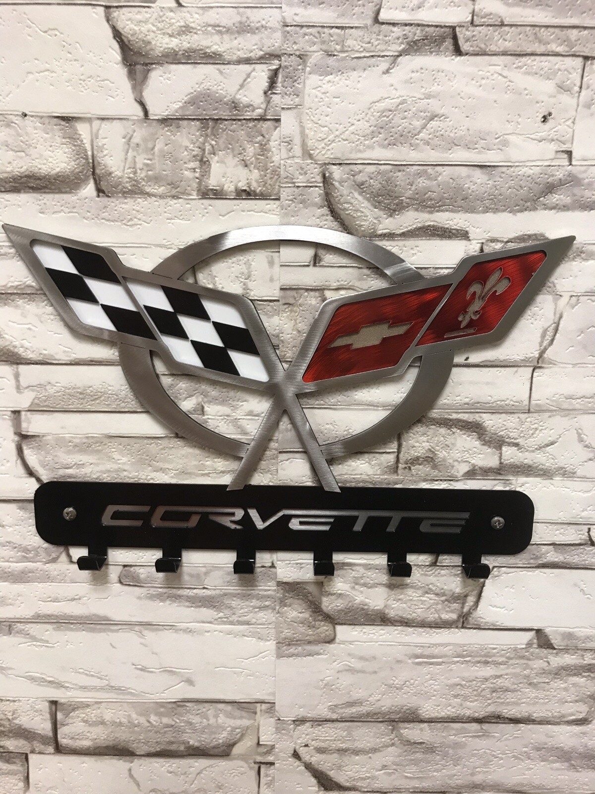 Corvette C5 Emblem Metal Keychain Holder | eBay