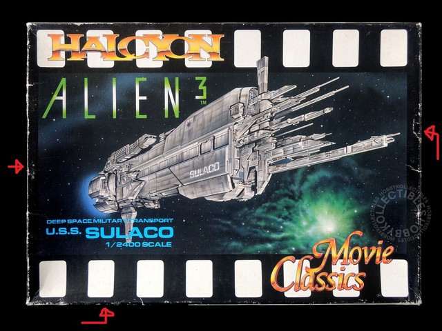 Halcyon Movie Classics Alien 3 Deep Space 1/2400 USS Sulaco HAL12 HR ...