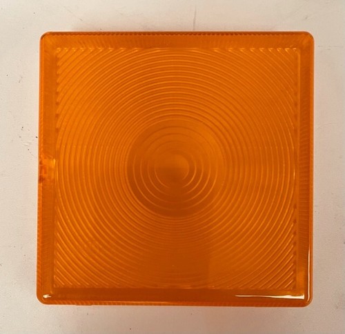 Amber/ Orange Square Indicator lens for Ifor Williams Trailers ...