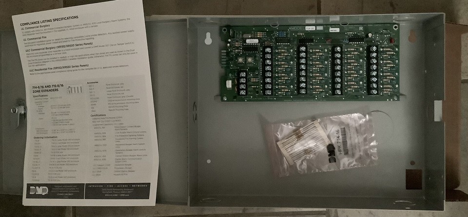 DMP 714-16 zone expander 16 point, Standard Enclosure - Fire Alarm And ...