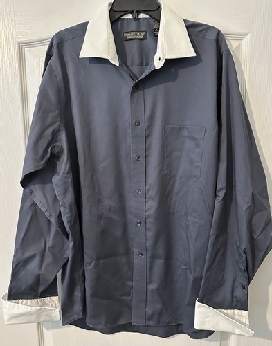 Donald J. Trump Shirt Mens 17- 36/37 Signature Collection French Cuff ...