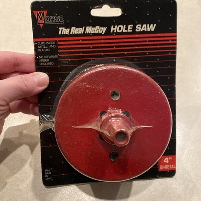 4” Morse BI-METAL Hole Saw Cuts Wood Metal, Plastic In Sealed Package ...