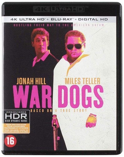 War dogs (4K UHD Blu-ray) Todd Phillips Jonah Hill Miles Teller (UK ...