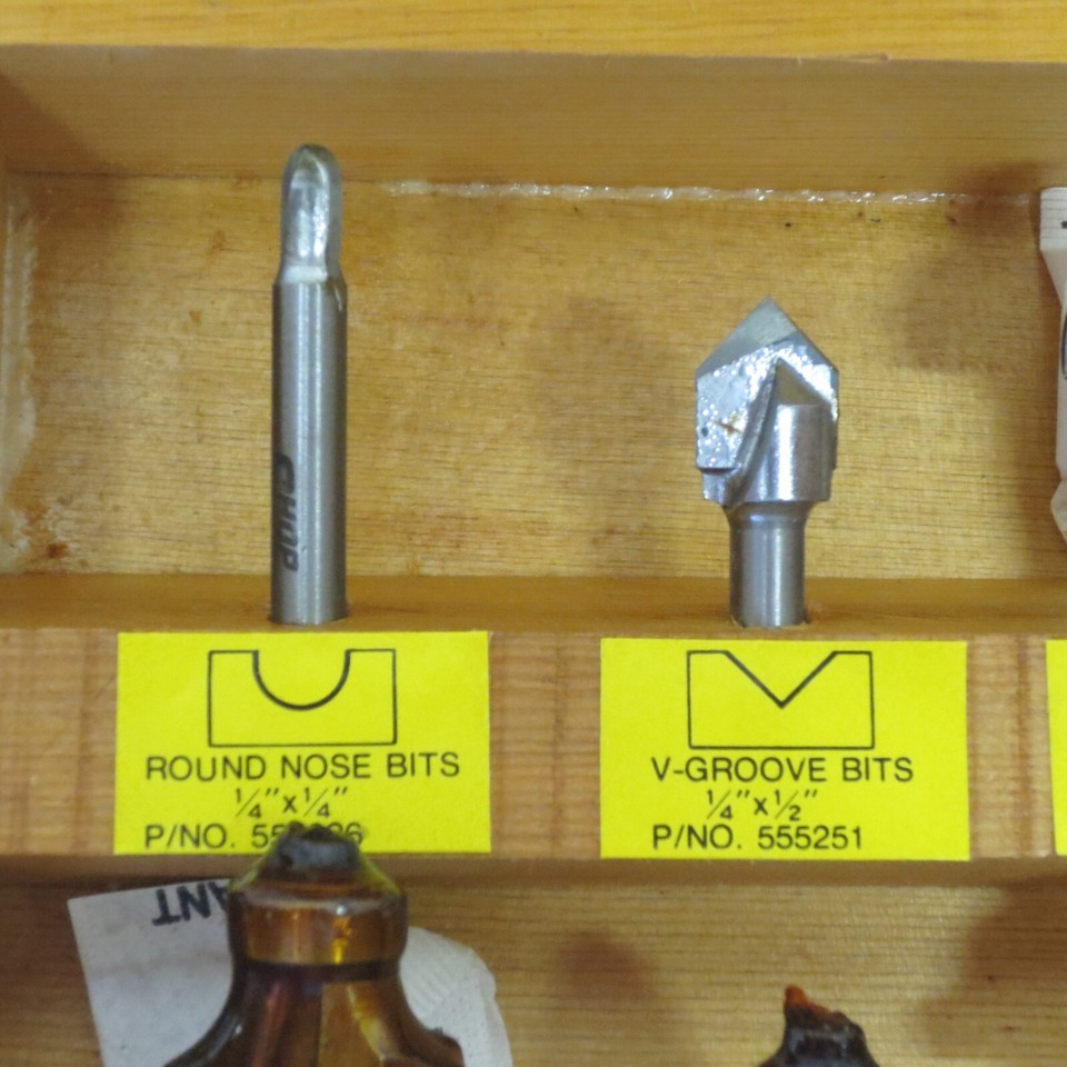 Shopsmith Carbide Router Bit Decorator Set 6-Piece | eBay