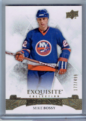 MIKE BOSSY 2015-16 Exquisite Collection LEGENDS /499 Rangers #44 | eBay