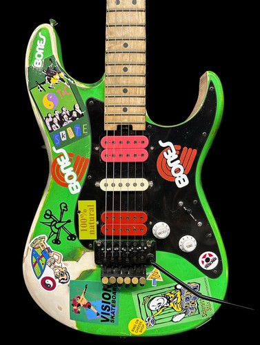 Charvel guitar so cal, Steve Vai Green Meanie Likeness By Judah Guitars ...