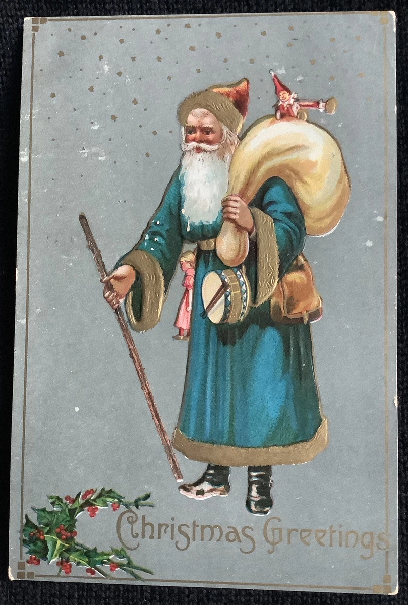 Vintage Santa Postcard