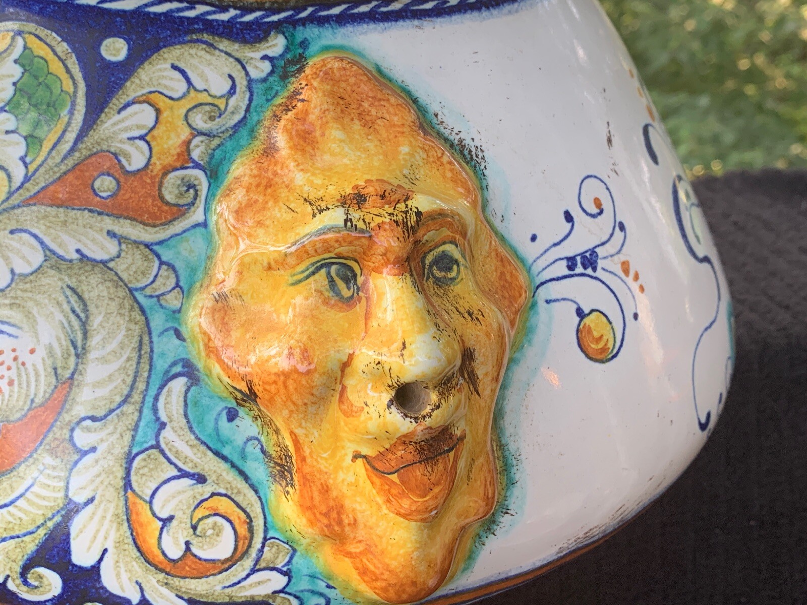 Deruta Handpainted Alvaro Binaglia Italy Istroiato SUN & BELLA Bowl ...