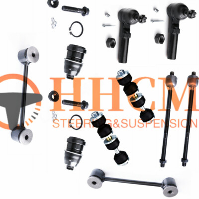 10Pcs Complete Front Rear Suspension Set For 2001 - 2010 Chrysler PT ...